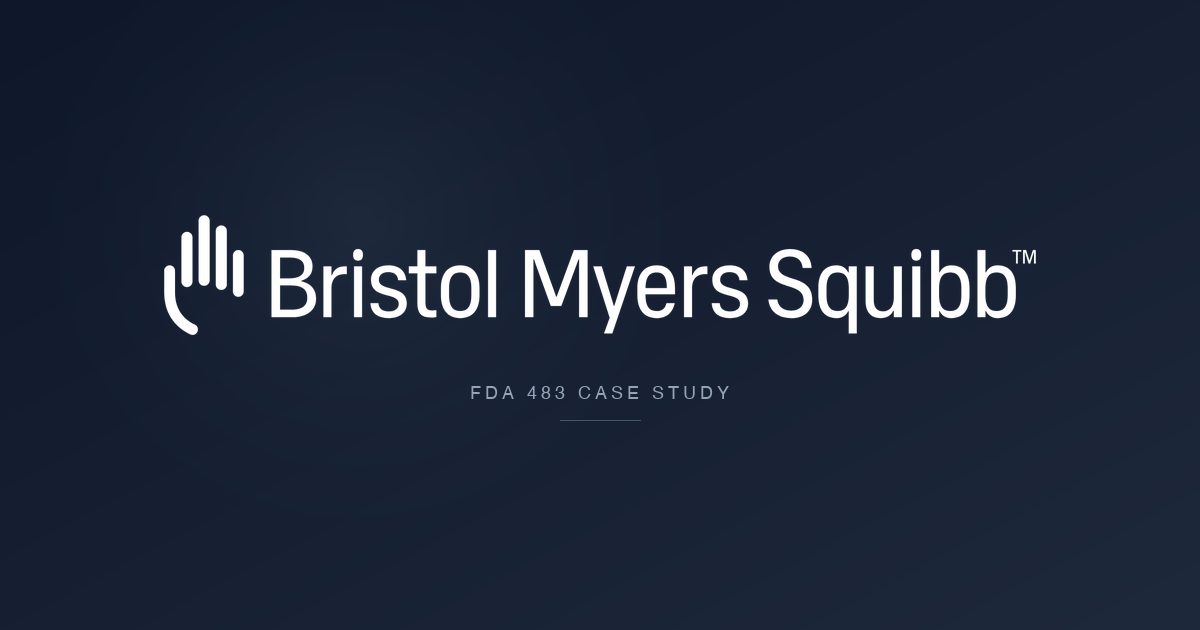 337 Deviations, Zero Root Causes: Lessons from Bristol Myers Squibb's ...